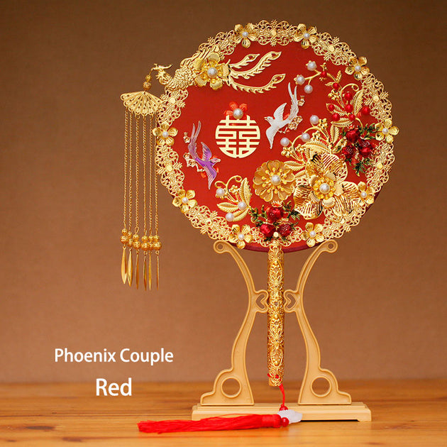 Chinese Vintage Bride Handheld Fans - IMALLURE – imallure